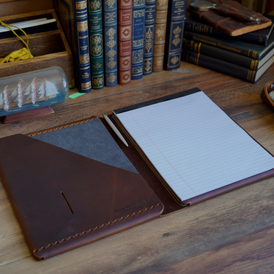 Executive Cut - Refillable Leather Folio – Murdy Creative Co.