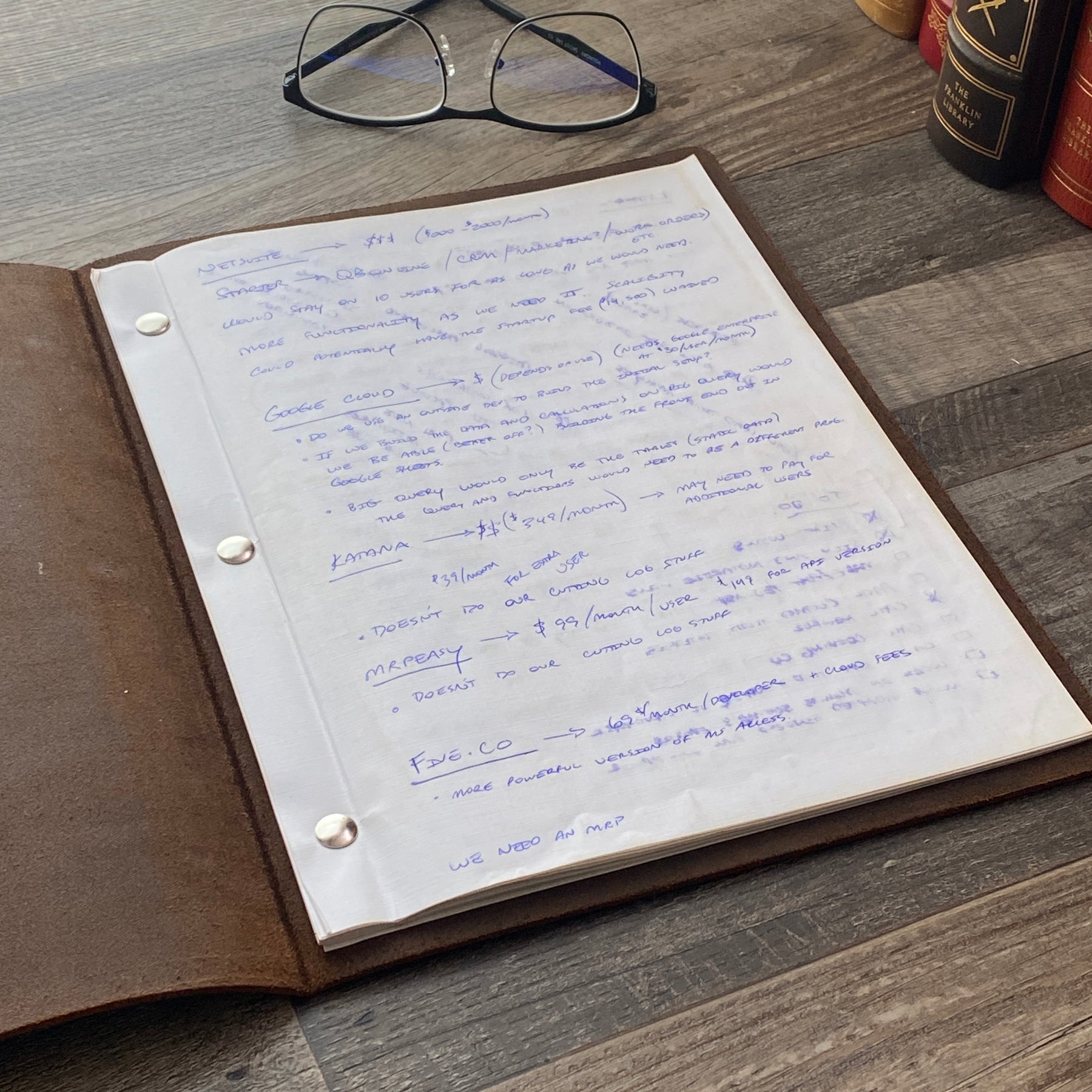 Leather Folder – Murdy Creative Co.