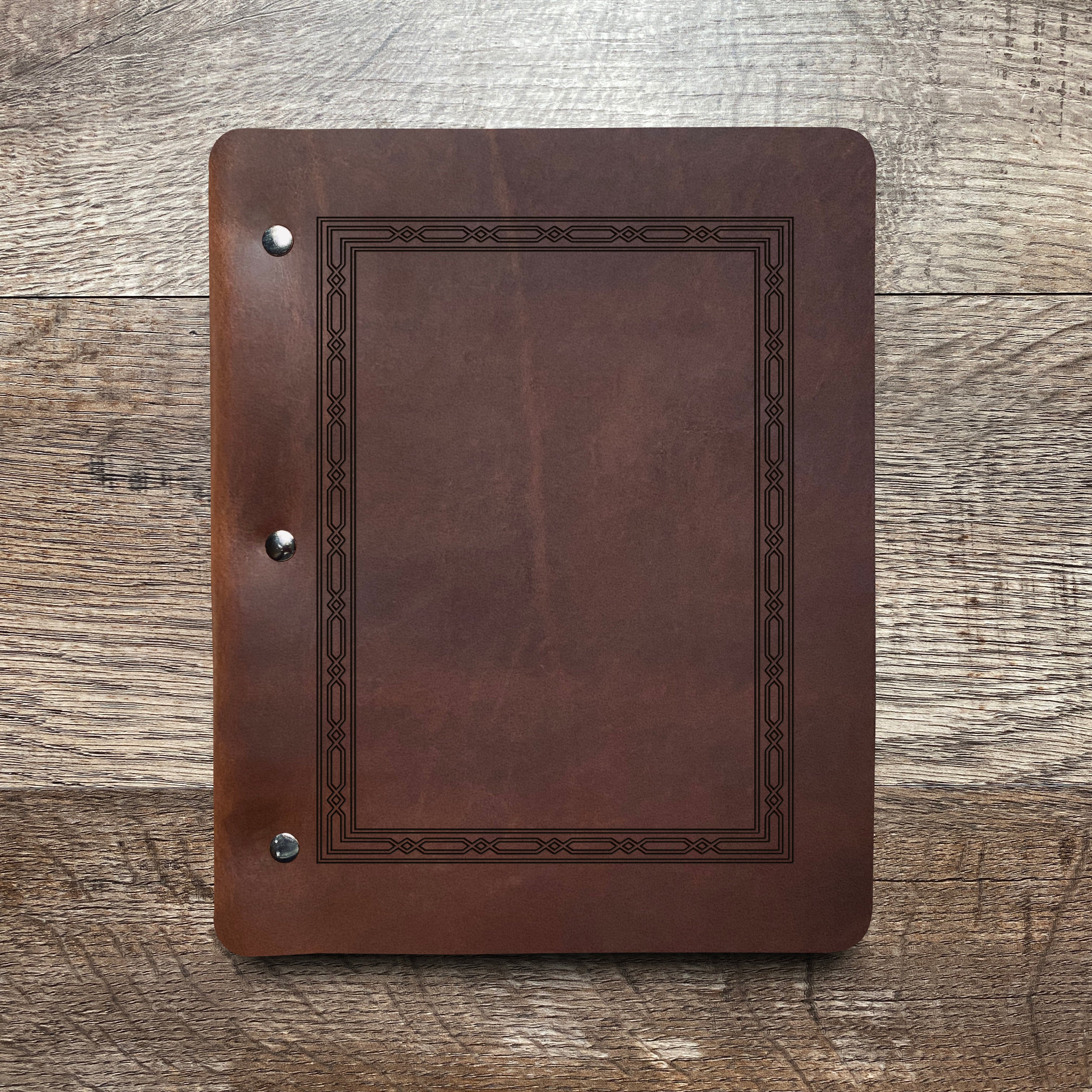 Classic Weave - Pre-Engraved - Refillable Leather Binders – Murdy ...
