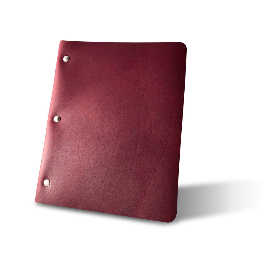 Script Cut - Refillable Leather Binder – MurdyCreativeCo