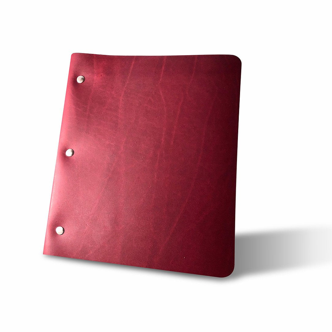Wide Cut - Refillable Leather Binder – MurdyCreativeCo
